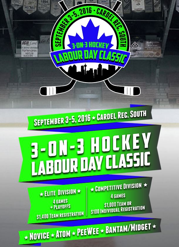3 on 3 Labour Day Classic Tournament! - Hockey Calgary