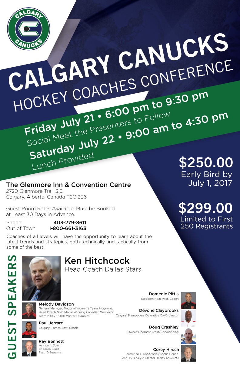Calgary Canucks Jr “A” Hockey Club Coaches Conference - Hockey Calgary